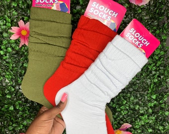 Slouch Socks | Etsy