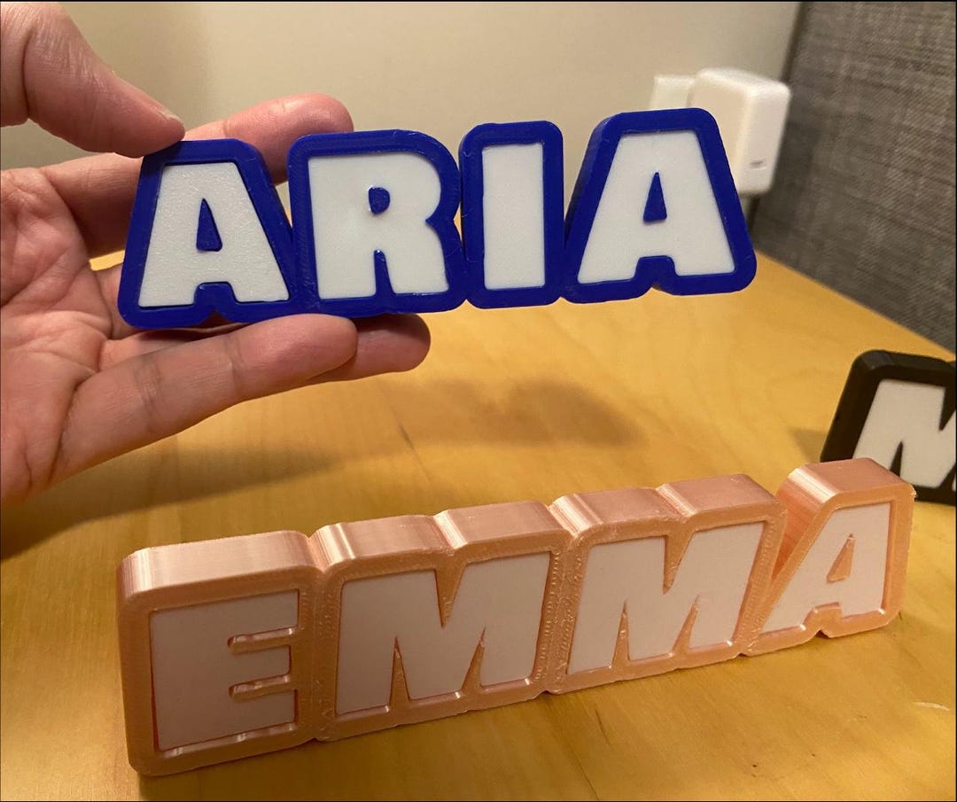 Custom 3d-printed Name Plates – Personalize Your Space With Style ...