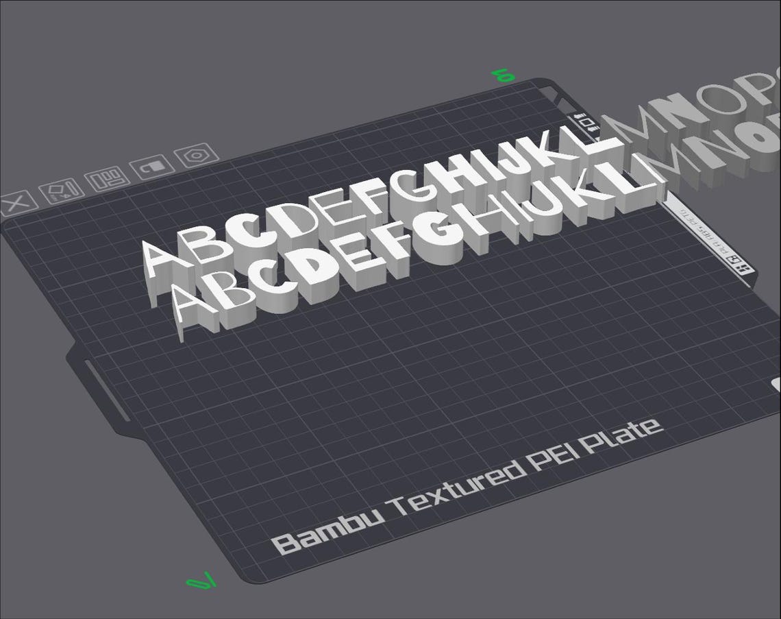 3D STL Printable Alphabet Font Pack (STL File) – Extruded Letters for ...