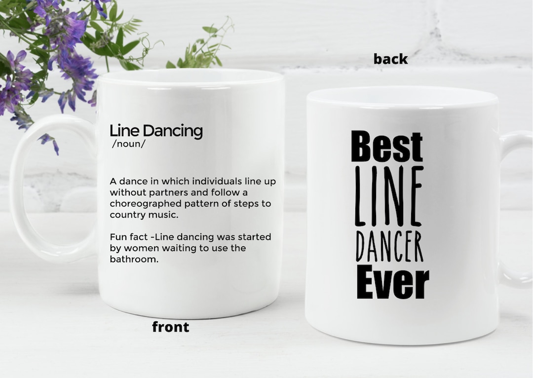 Line Dancing Mug Personalized Line Dancer Gift Dance Mug Line Dance Mug ...