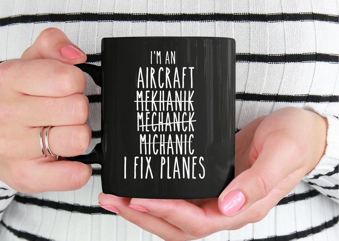 Aircraft Mechanic Gift Aircraft Mechanic Mug Airplane Mechanic Gift ...