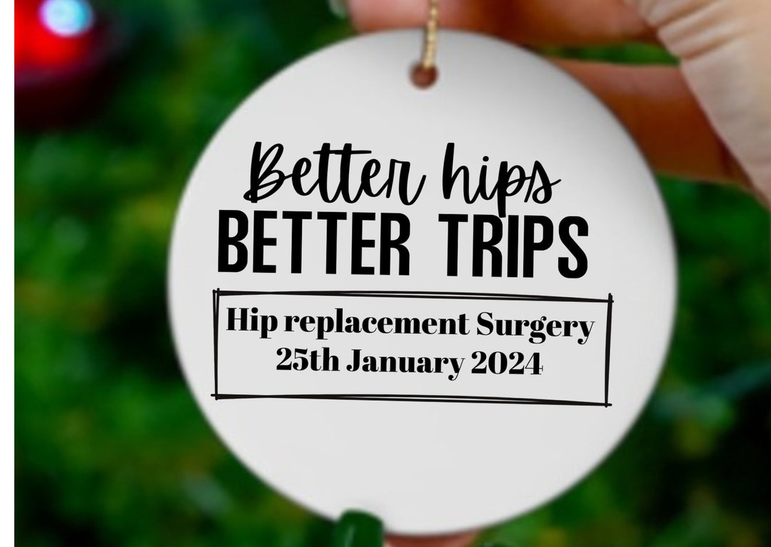 Hip Replacement Surgery Ceramic Ornament: Funny Get Well Gift - Etsy