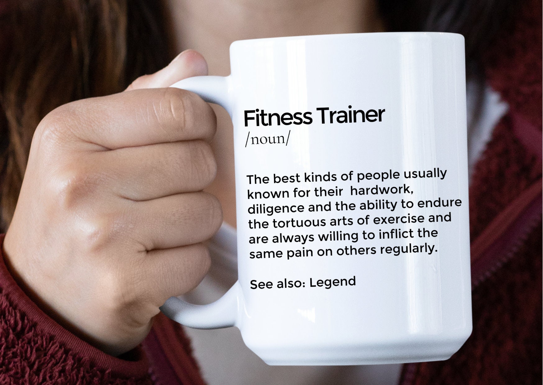 Fitness Trainer Mug Personalized Gift for Fitness Trainer - Etsy UK