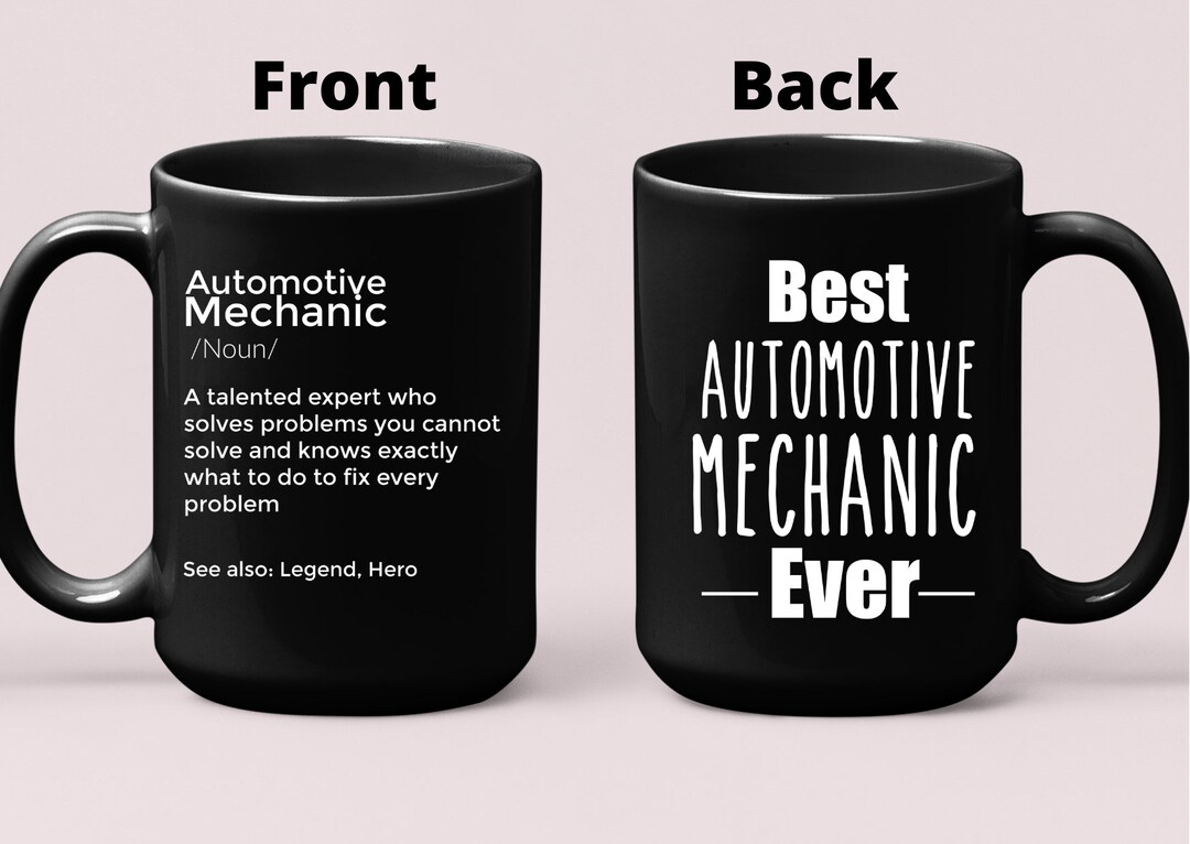 Personalized Automotive Mechanic Definition Mug - Gift for Dad, Husband ...