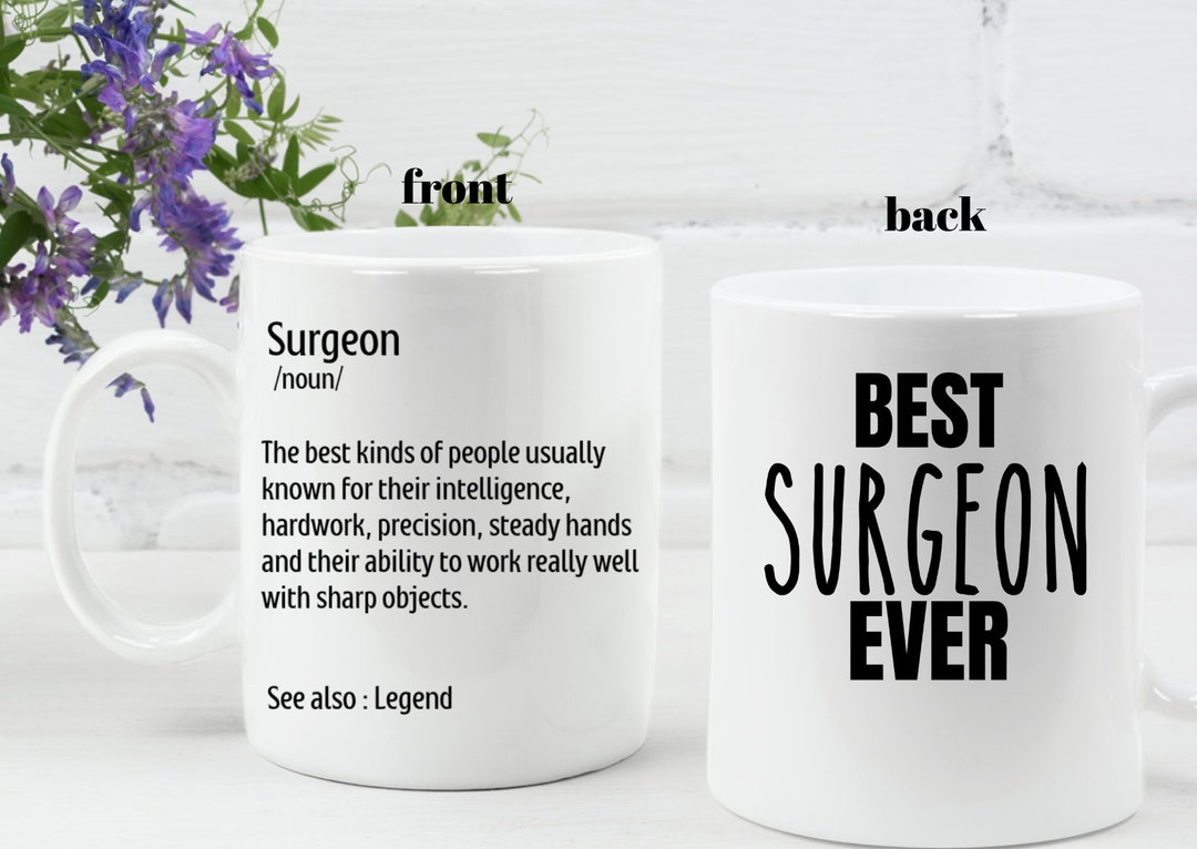 Surgeon Mug Personalized Surgeon Gift Best Surgeon Ever Surgical Team ...