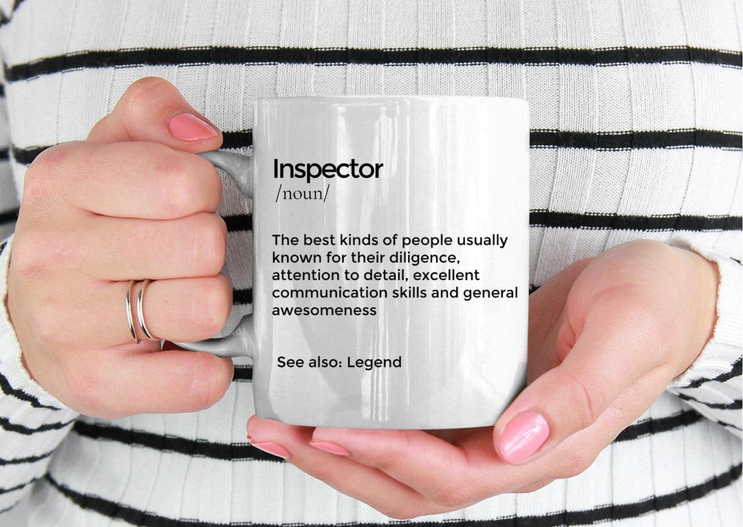 Inspector Mug Personalized Inspector Gift Idea Safety Inspector Mug ...