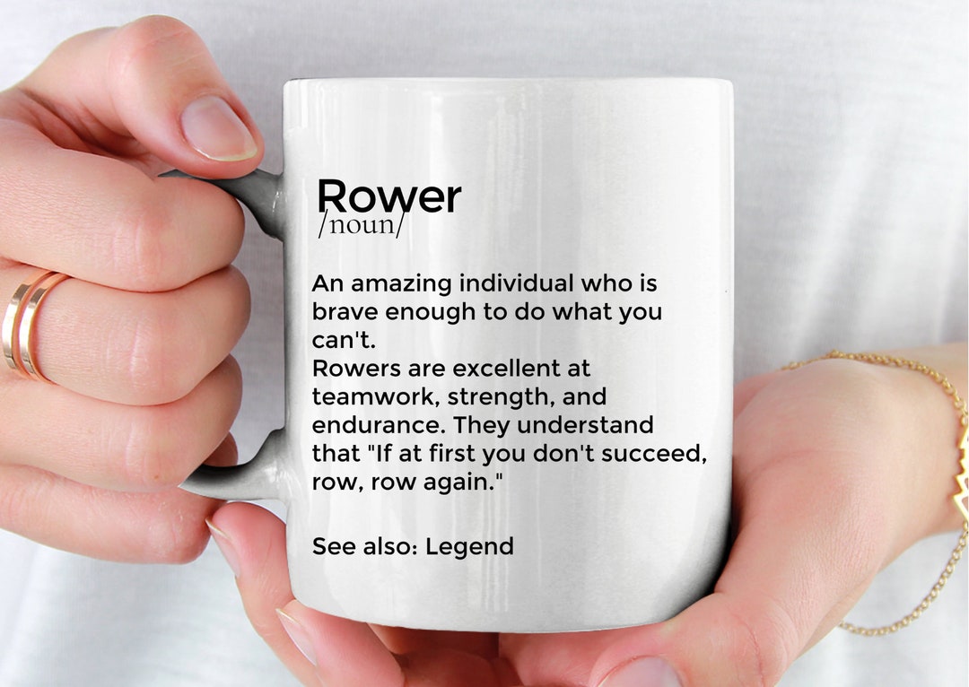 Rower Mug Rowing Gifts Personalized Gift for Rowing Team Funny Rowing ...