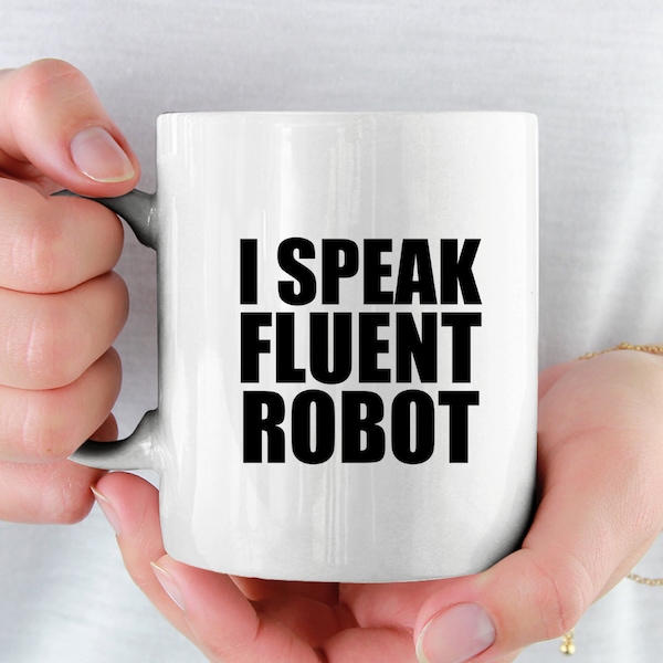 Robot Mug - Etsy
