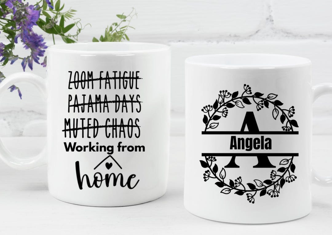 Funny Work From Home Mug: Personalized Remote Work Gift - Etsy