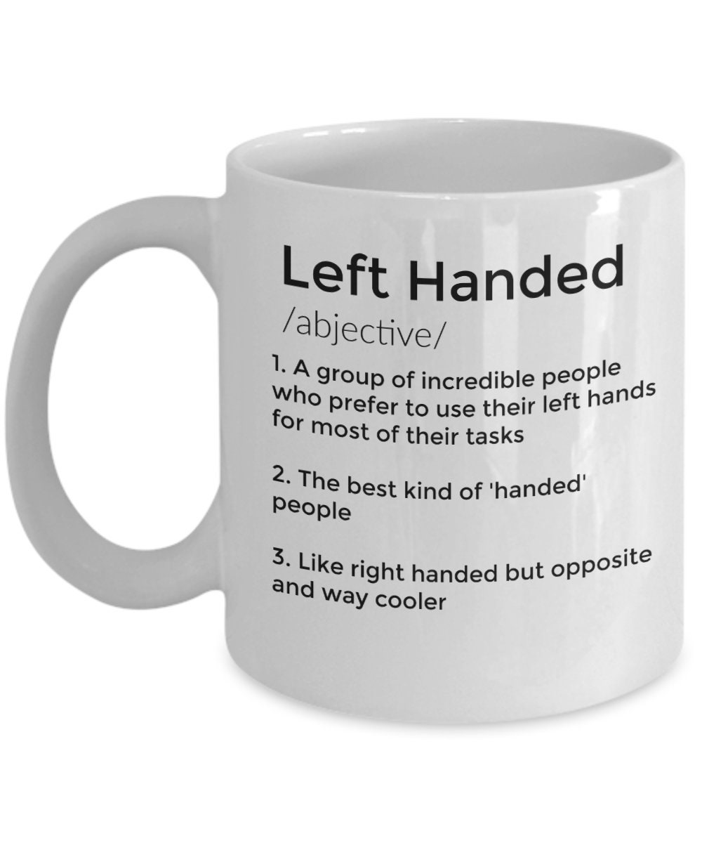 Left Handers Coffee Mug. Left Handed Definition. Lefty - Etsy