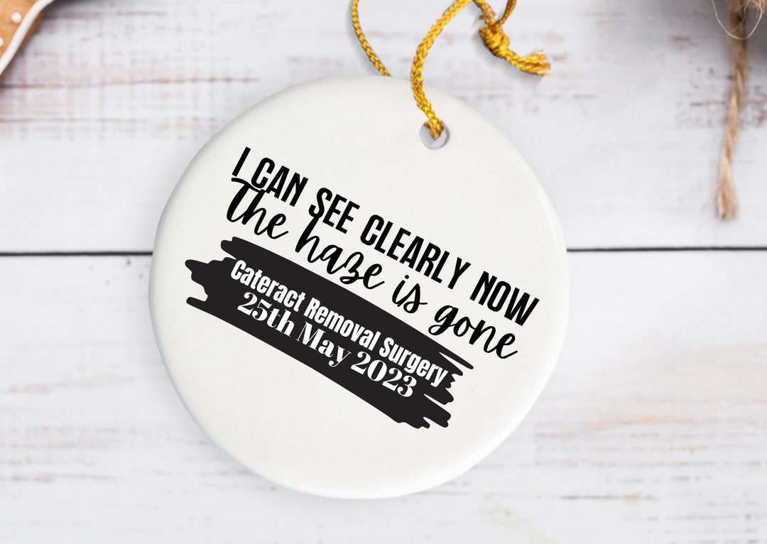 Cataract Surgery Ornament Personalized Cateract Removal Surgery Gift ...