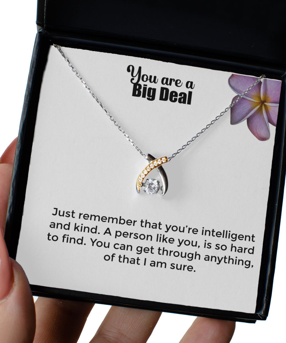 Strong Necklace You Are a Big Deal Motivational Inspirational Gift ...