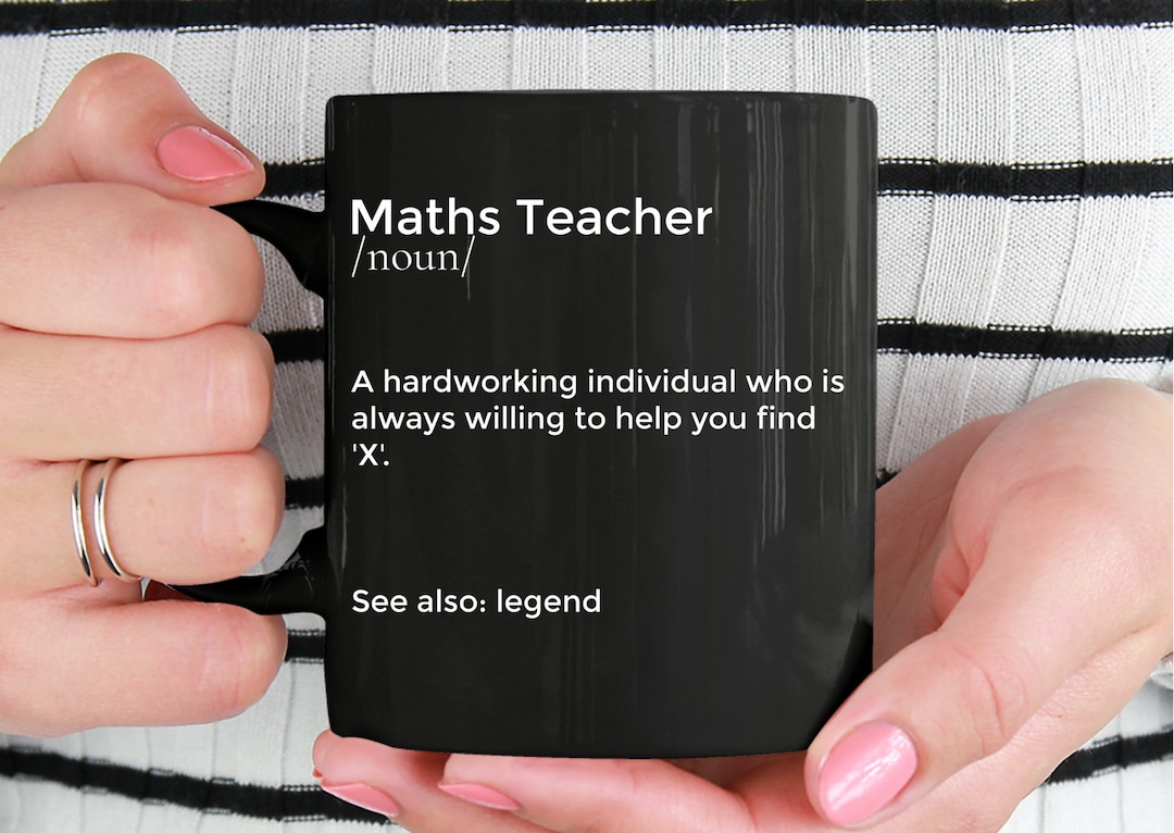 Math Teacher Gift Personalized Math Mug Gift Idea for Maths Teacher ...