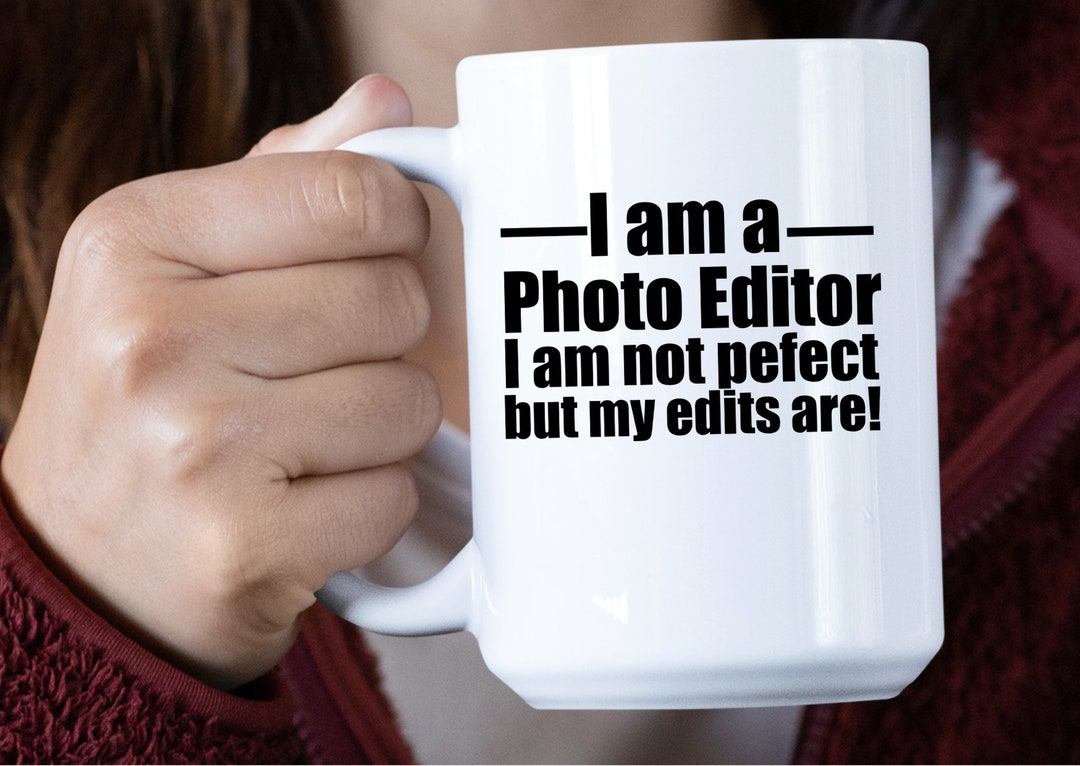 Personalized Photo Editor Mug, Funny Graphic Designer Gift - Etsy