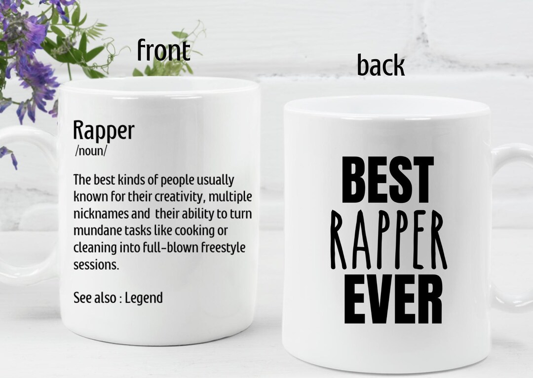 Rapper Mug Personalised Gift for Rapper Best Rapper Ever Upcoming ...