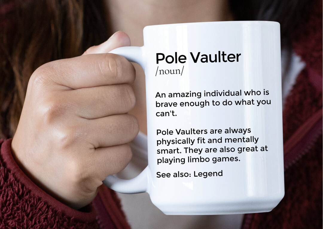 Pole Vault Mug Personalized Pole Vaulter Gift Track Pole Vaulter Gifts ...