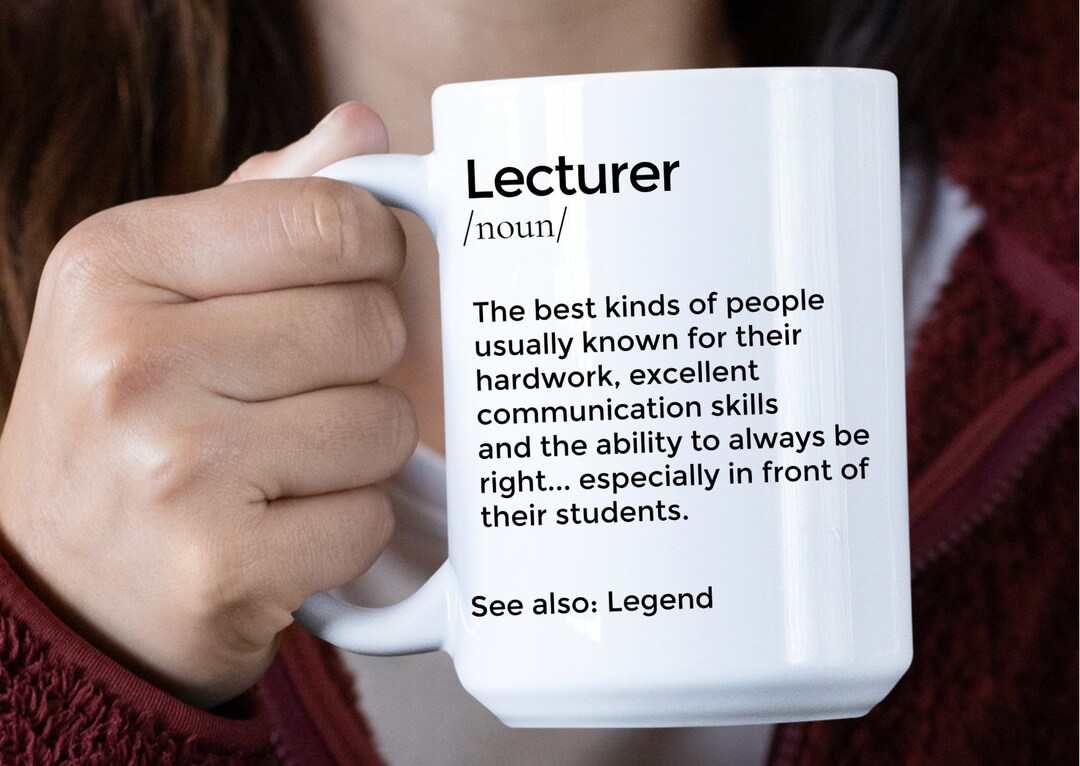 Lecturer Mug Personalized Gift for Lecturer Best Lecturer Ever Educator ...