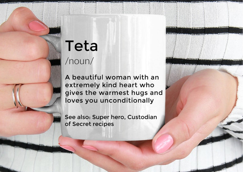 Teta Mug Personalized Gift Ideas for Teta Best Teta Ever Gift - Etsy