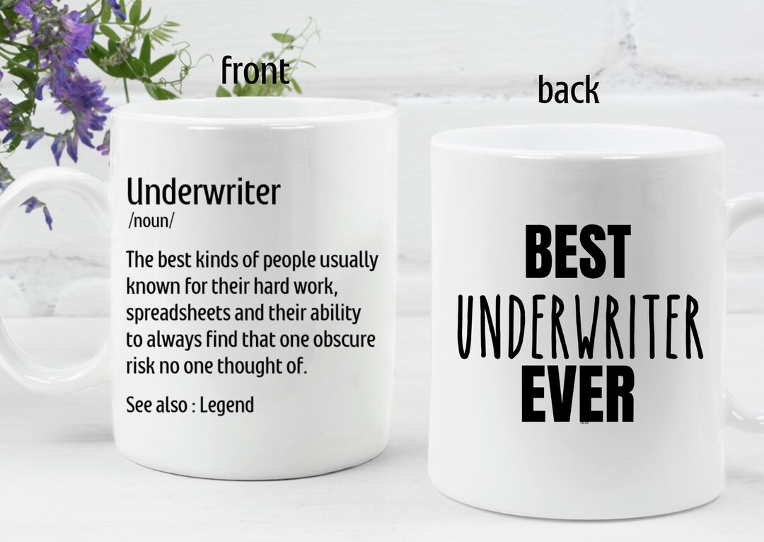 Underwriter Mug Peronalized Gift Idea for Underwriter Best Underwriter ...