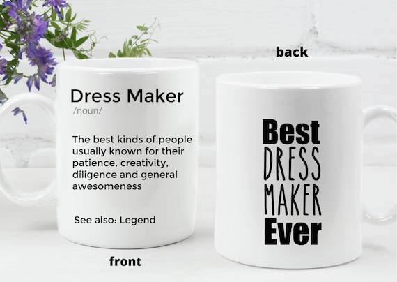 Dressmaker Mug Personalized Seamstress Mug Gift for Tailor - Etsy