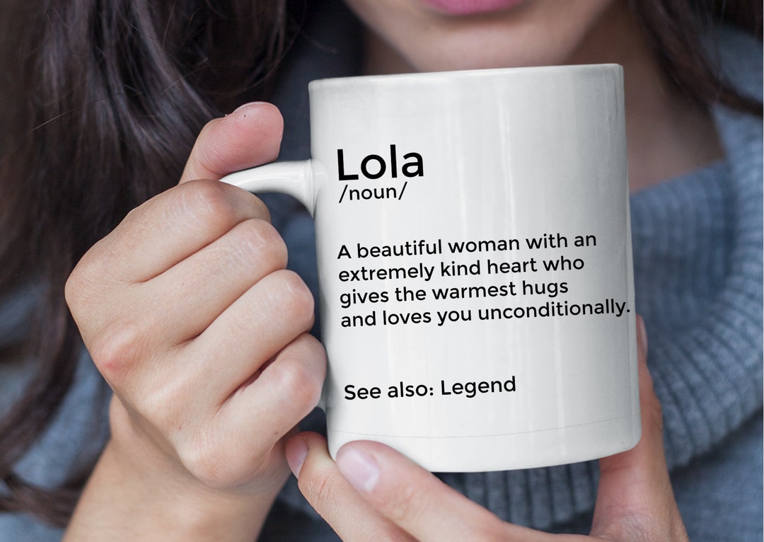 Lola Filipino Grandma Coffee Mug Personalized Lola Grandma Definition ...