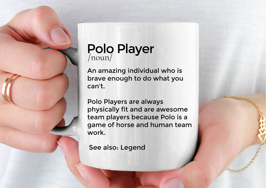 Personalized Polo Player Mug: Equestrian Gift - Etsy