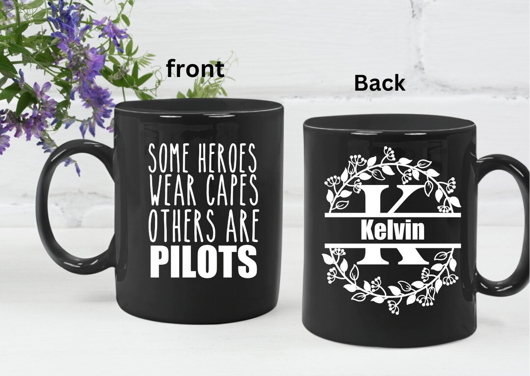 Airline Pilot Coffee Mugs Personlized Airline Pilot Gifts Pilot Mug ...