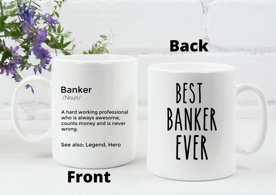 Banker Mug Personalized Banker Gift Ideas for Banker Banking Definition ...