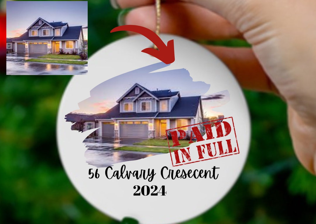 Mortgage Payoff Gift Personalized Debt Free Keep Sake Ornament Pay off ...