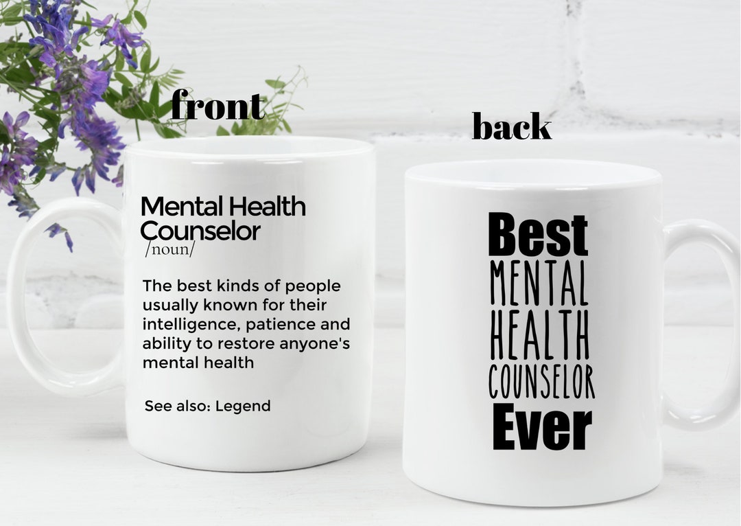Mental Health Counselor Mug: Personalized Gift for Therapists - Etsy