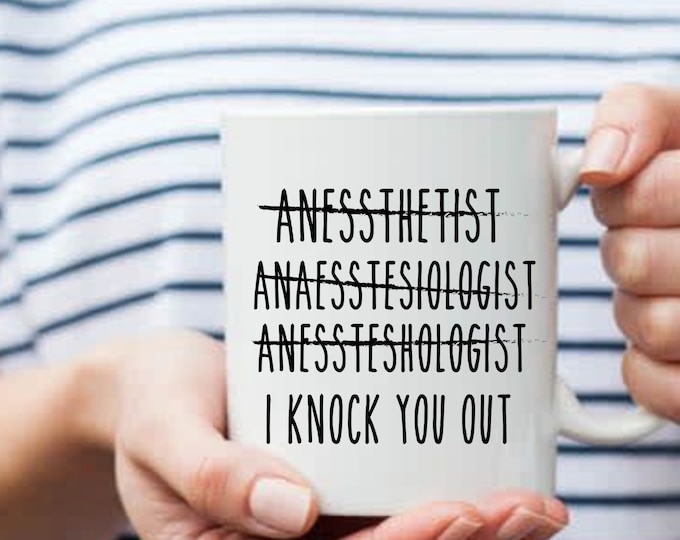 Anaesthetist's Gift Figurine, Anesthesiologist Graduation Gift ...