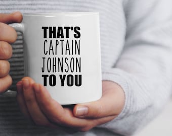 Funny Captain Mug - Etsy