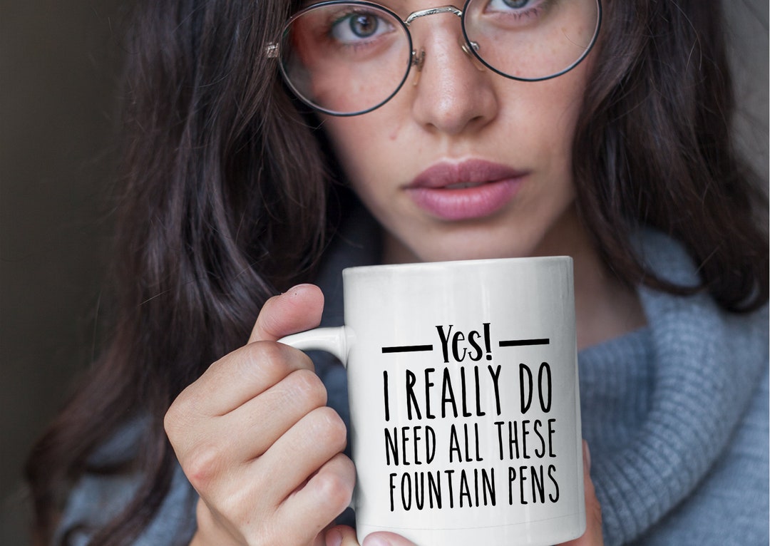 Fountain Pens Collector Mug Personnalized Fountain Pens Mug Fountain ...