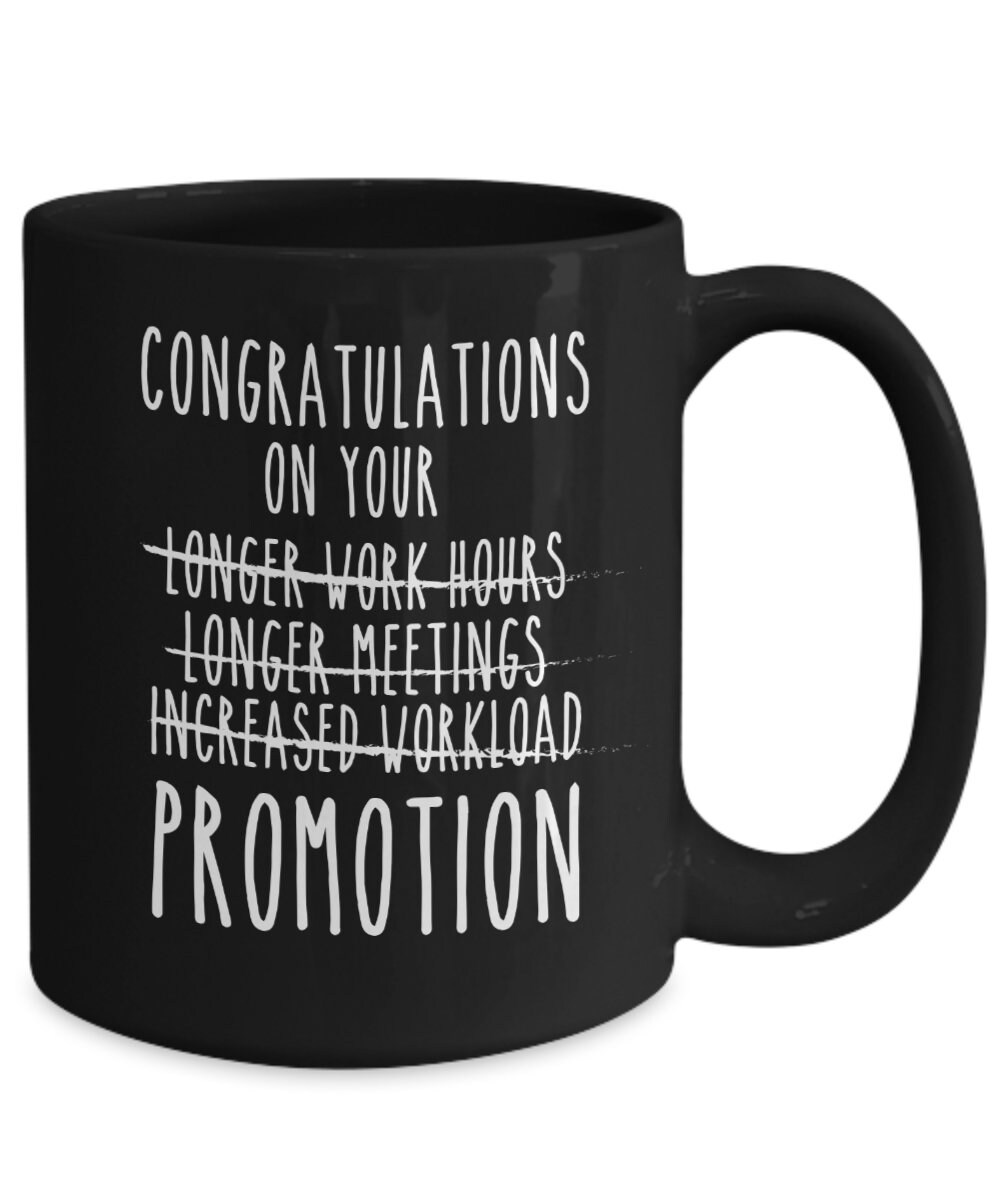 Promotion Gift Job Promotion Mug Work Promotion Funny - Etsy