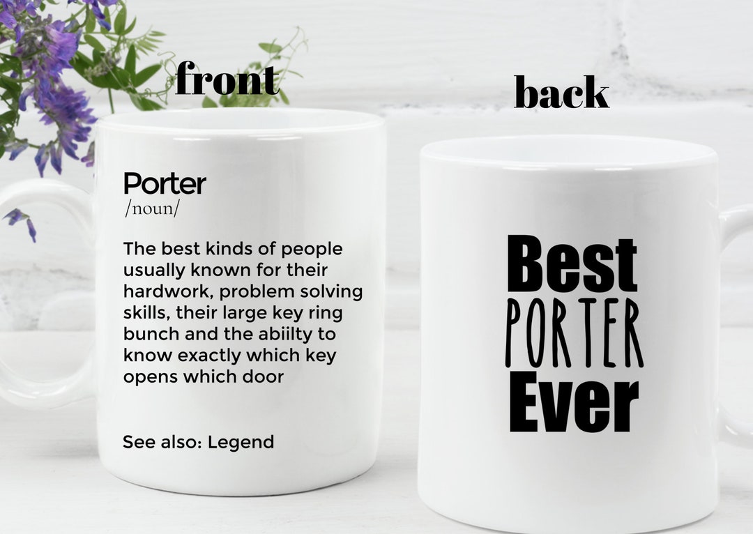 Porter Mug Personalized Gift Idea for Porter Best Porter Ever ...