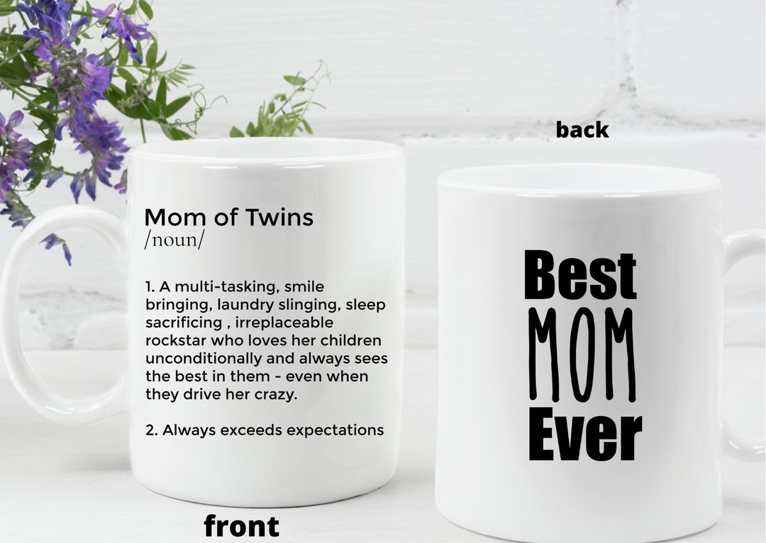 Personalized Mom of Twins Mug - Mother's Day Gift - Etsy