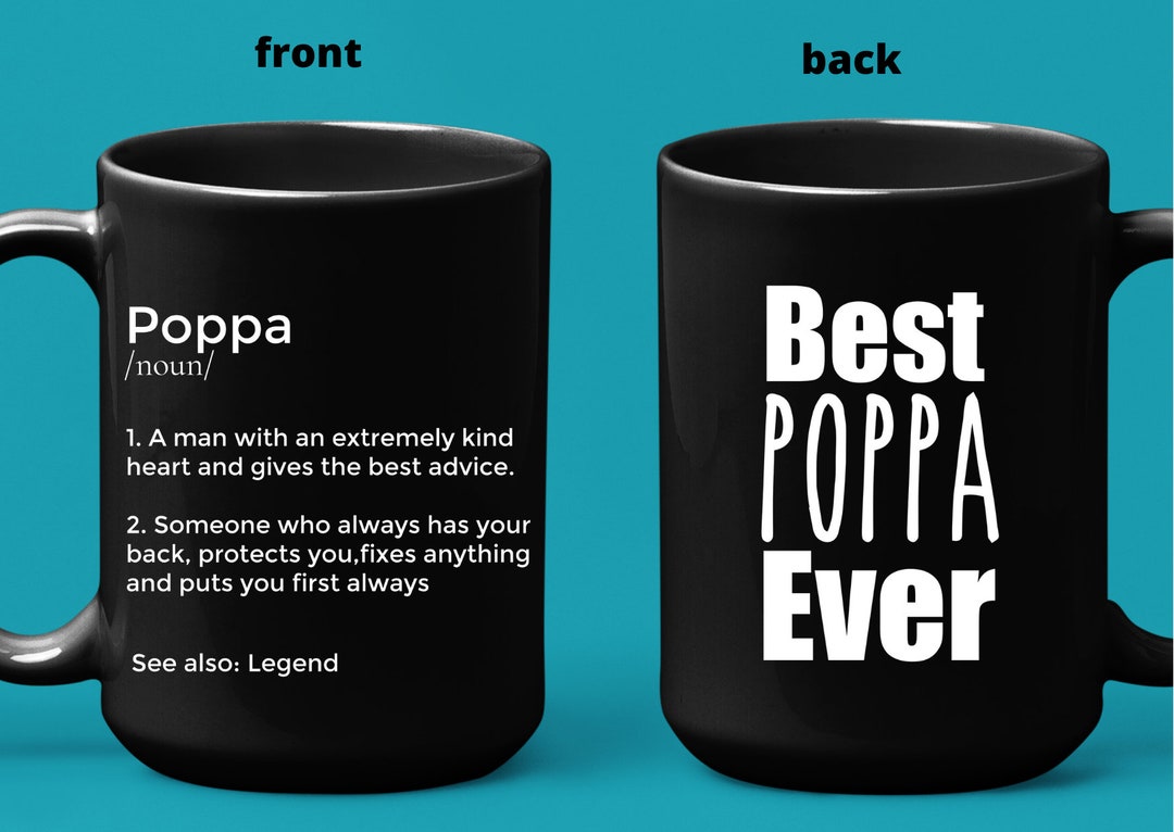 Poppa Mug Poppa Definition Coffee Mug Poppa Gift Fathers Day Gift ...