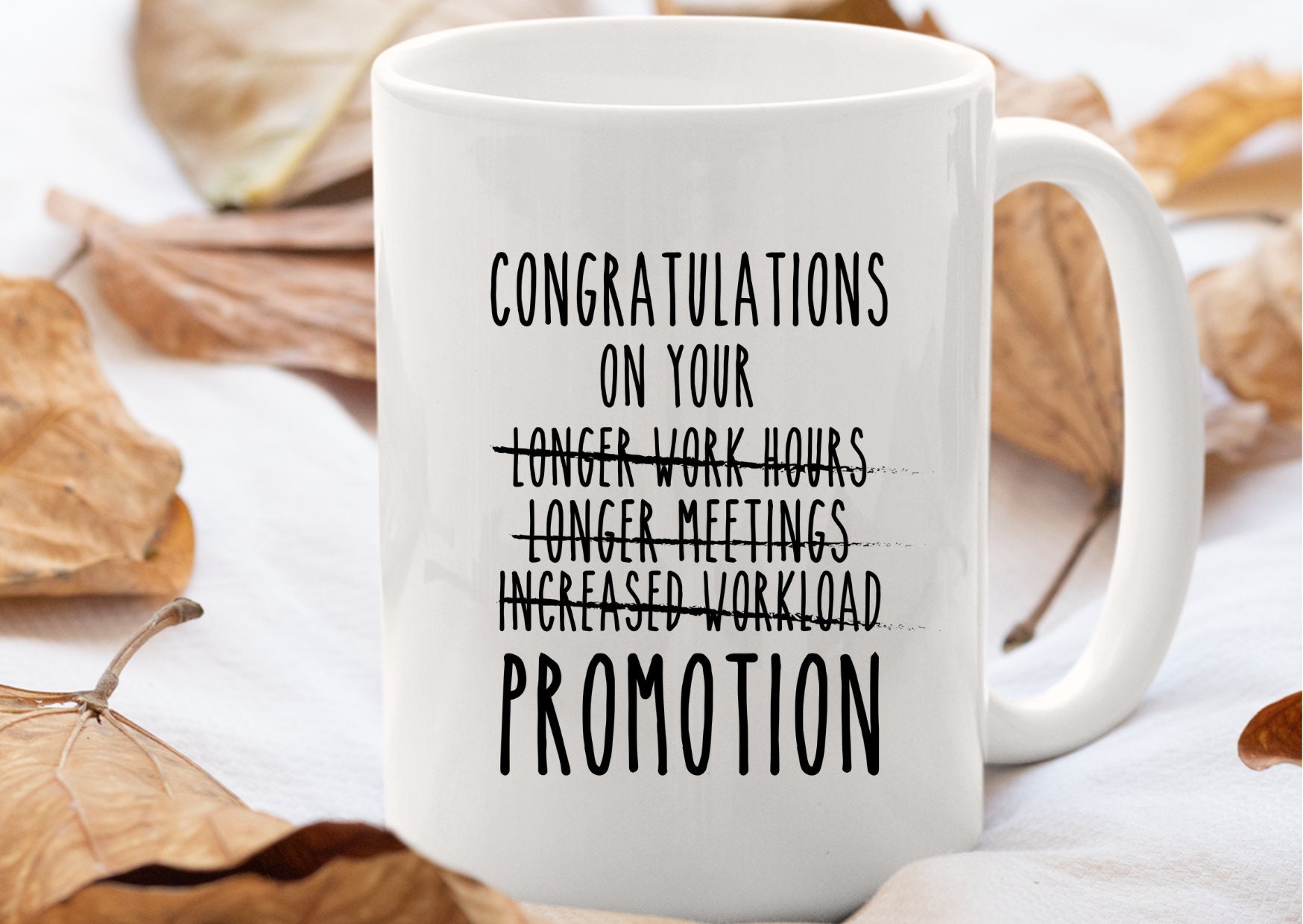 Promotion Gift Funny Job Promotion Mug Work Promotion Funny Promotion ...