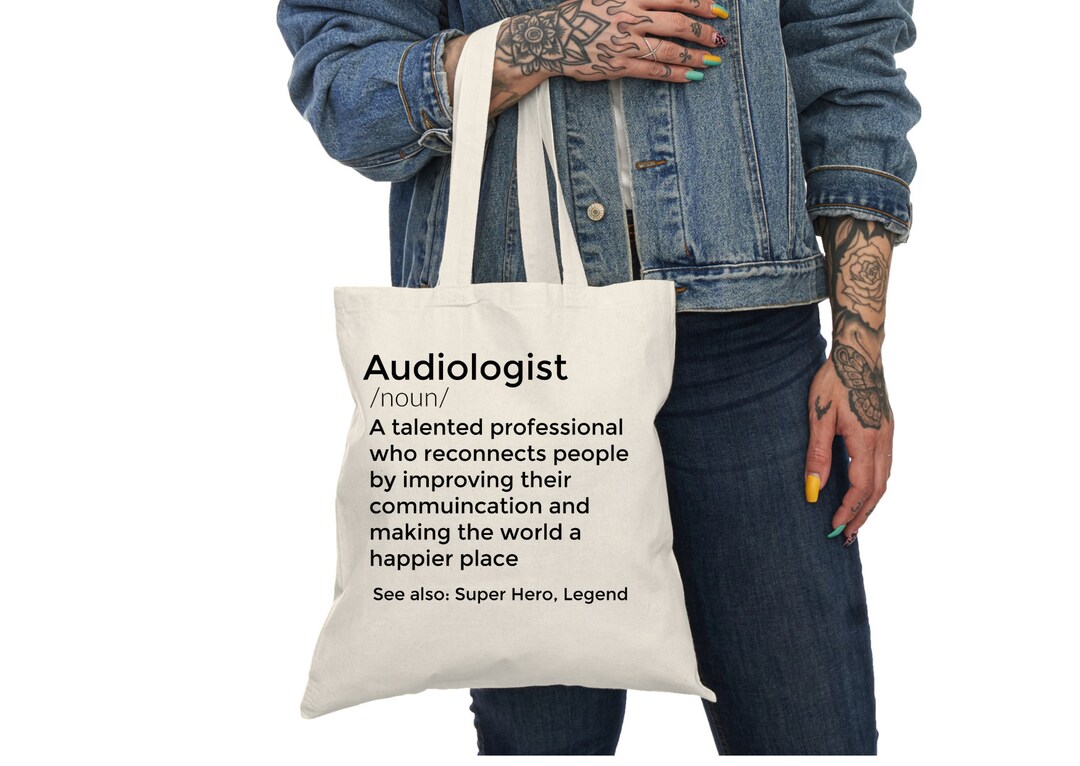 Audiologist Definition Tote Bag: Funny Ear Doctor Gift - Etsy Canada