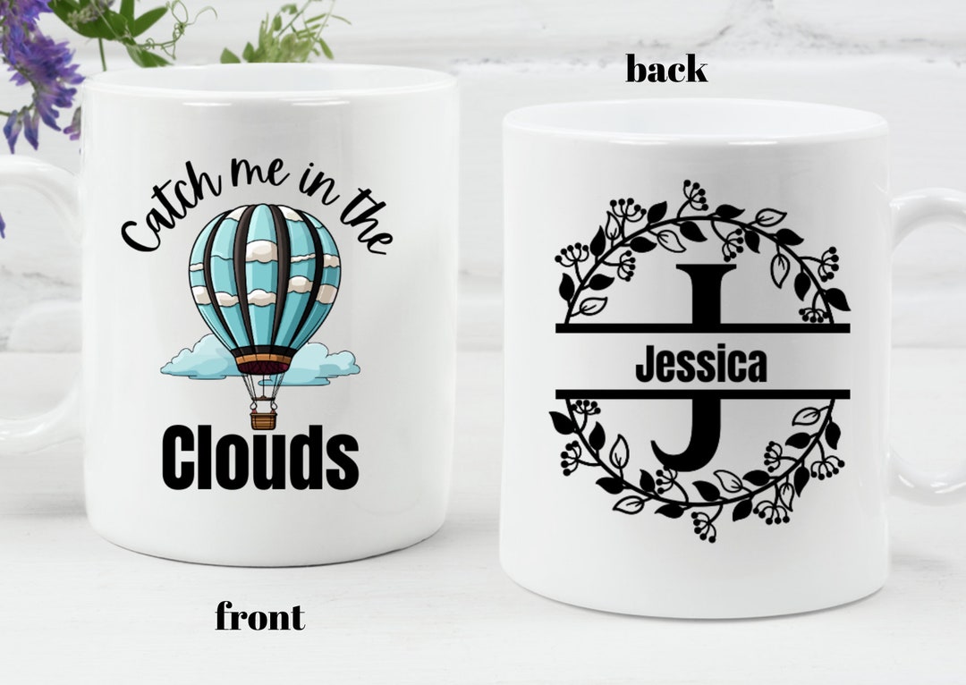 Personalized Hot Air Balloon Mug: Fire Balloon Lover Gift - Etsy