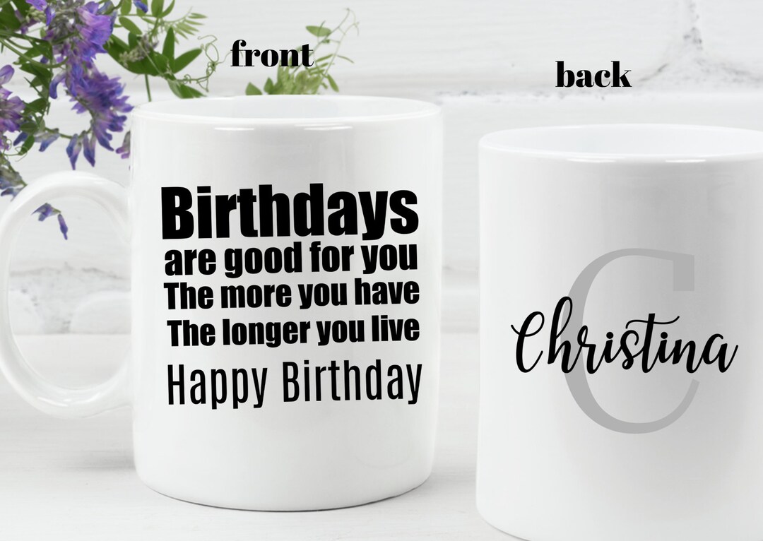 Birthday Mug Personalized Happy Birthday Gift Birthday Gift Idea for ...