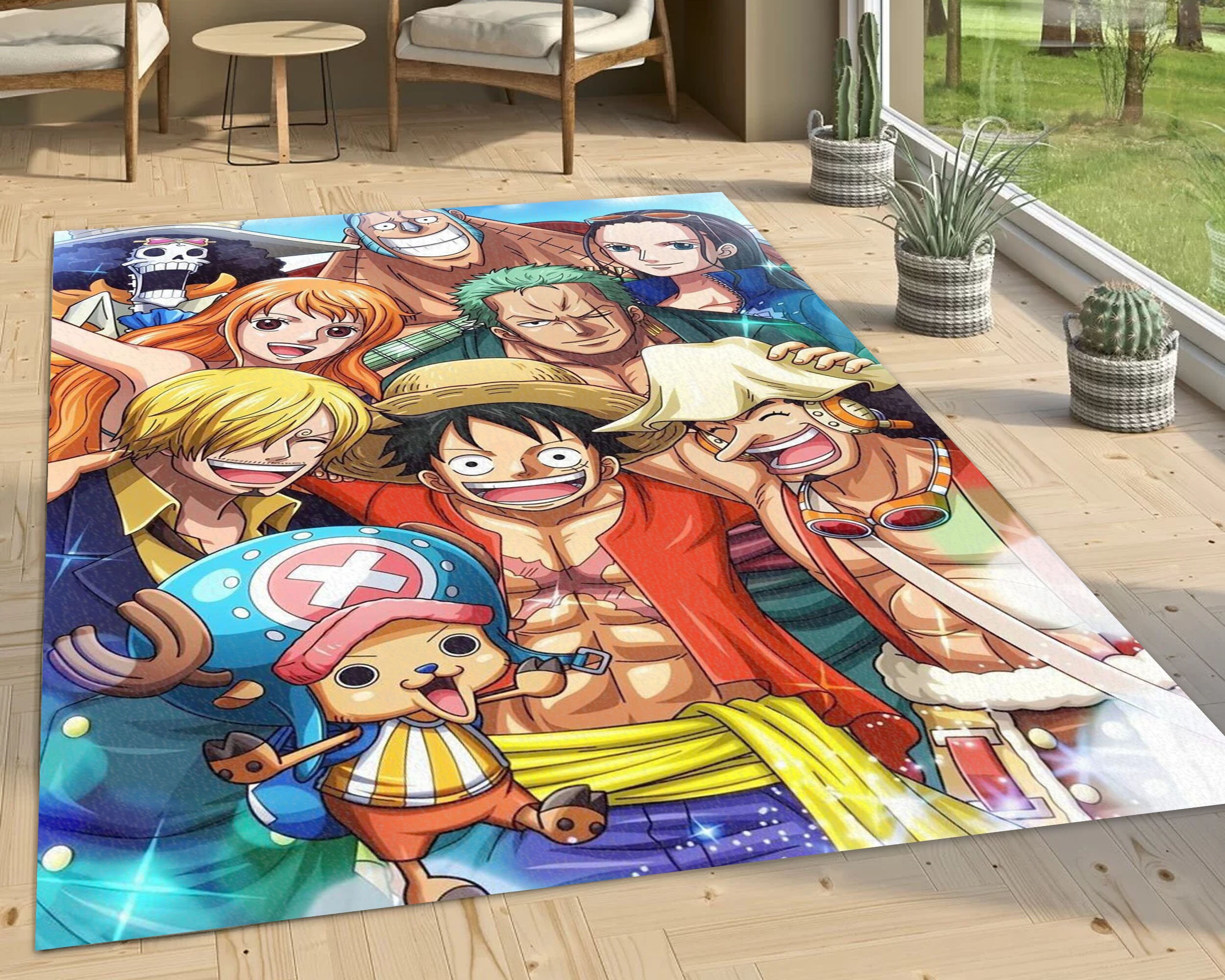 Monkey D. Luffy Rug One Piece Rug Luffy Sunset Luffy Sabo | Etsy