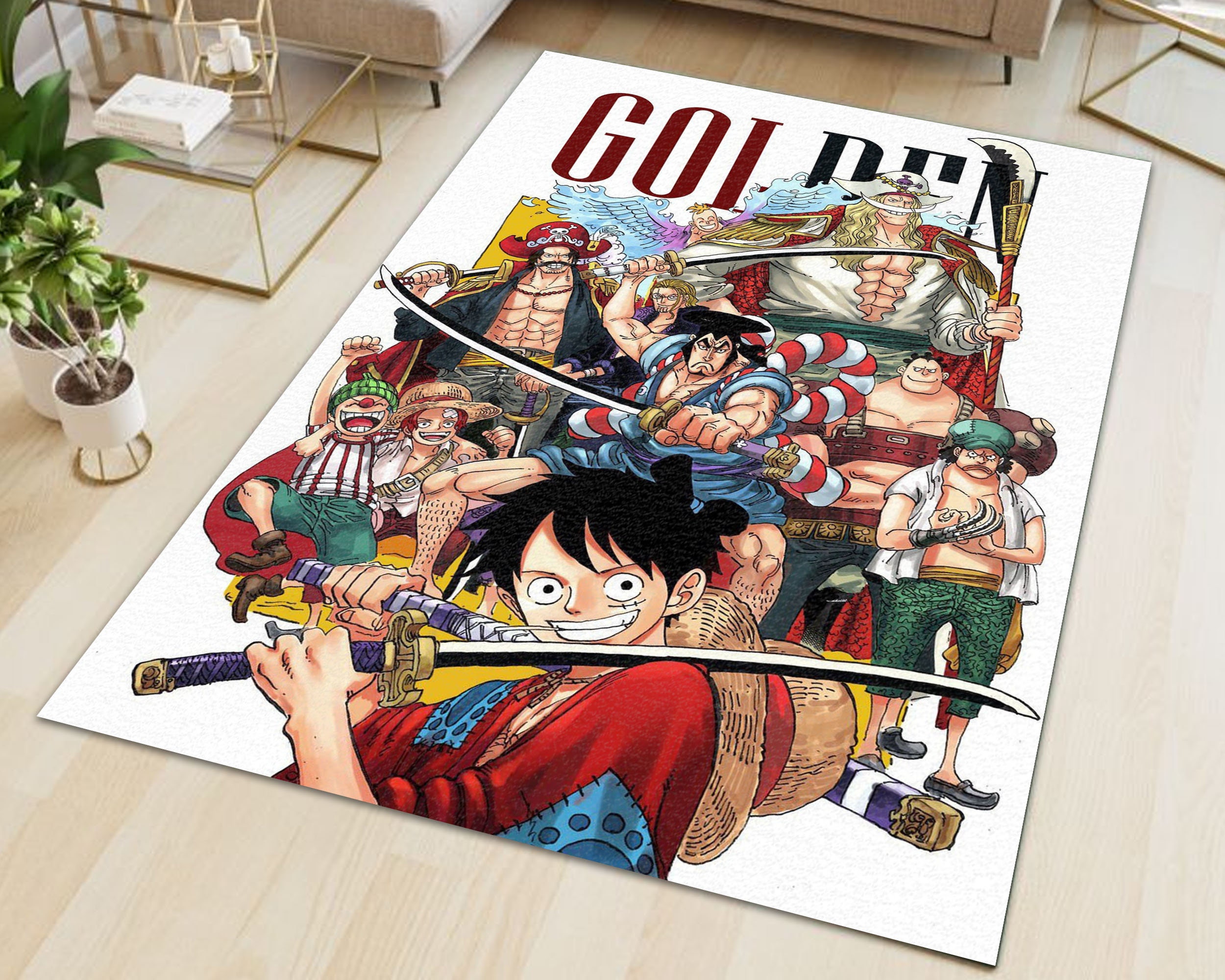 Monkey D. Luffy Rug One Piece Rug Luffy Sunset Luffy Sabo | Etsy