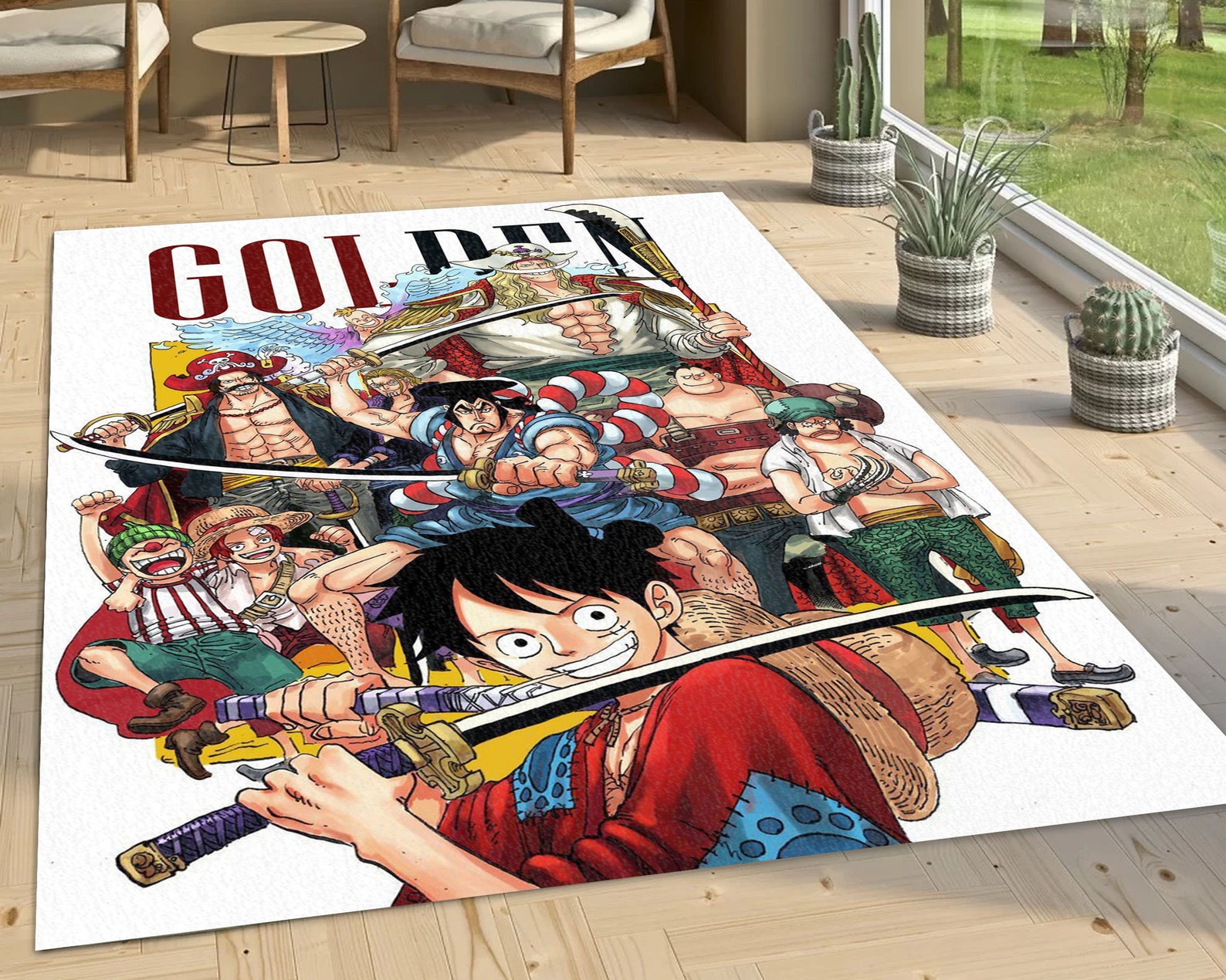 Monkey D. Luffy Rug One Piece Rug Luffy Sunset Luffy Sabo | Etsy