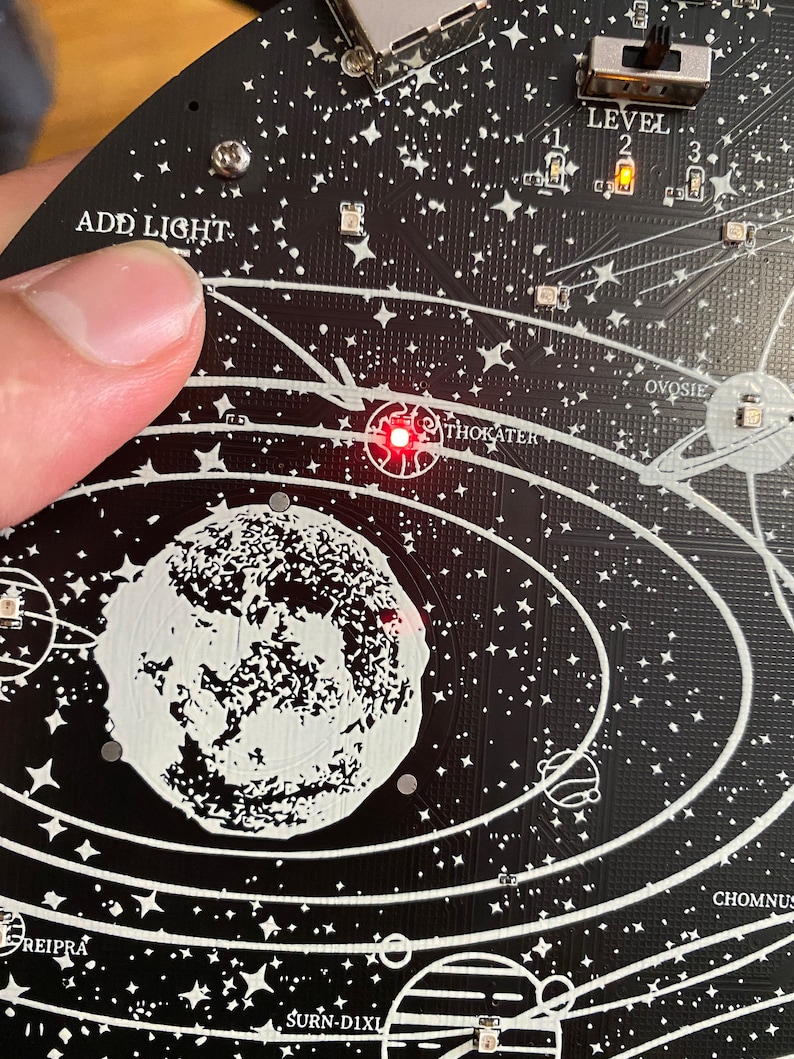 Black Hole Puzzle Box Espace Adventure PCB Mystery Touch Game Cluebox ...