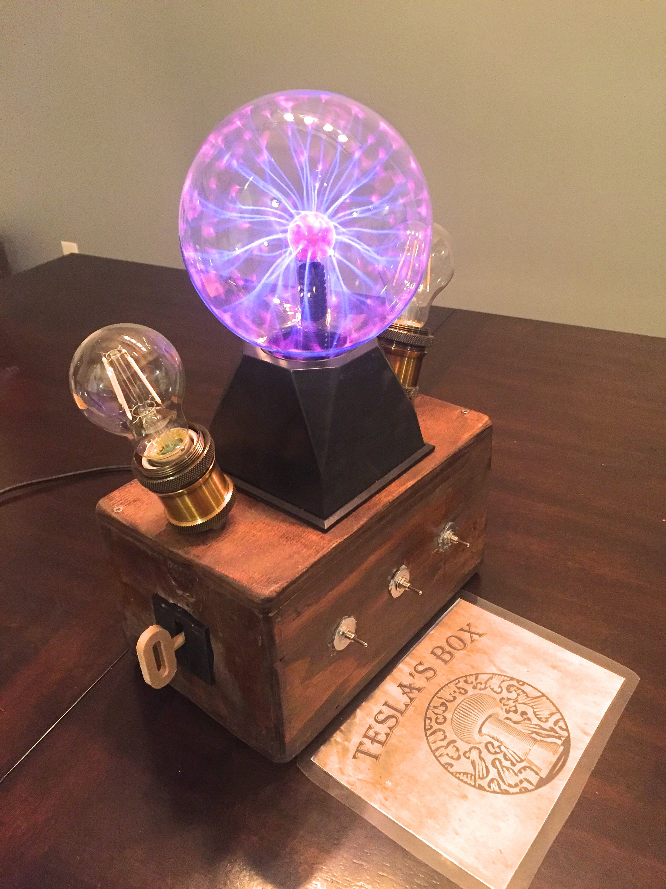 Tesla Box Mystery Puzzle Box Home Adventure Escape Game Cluebox - Etsy