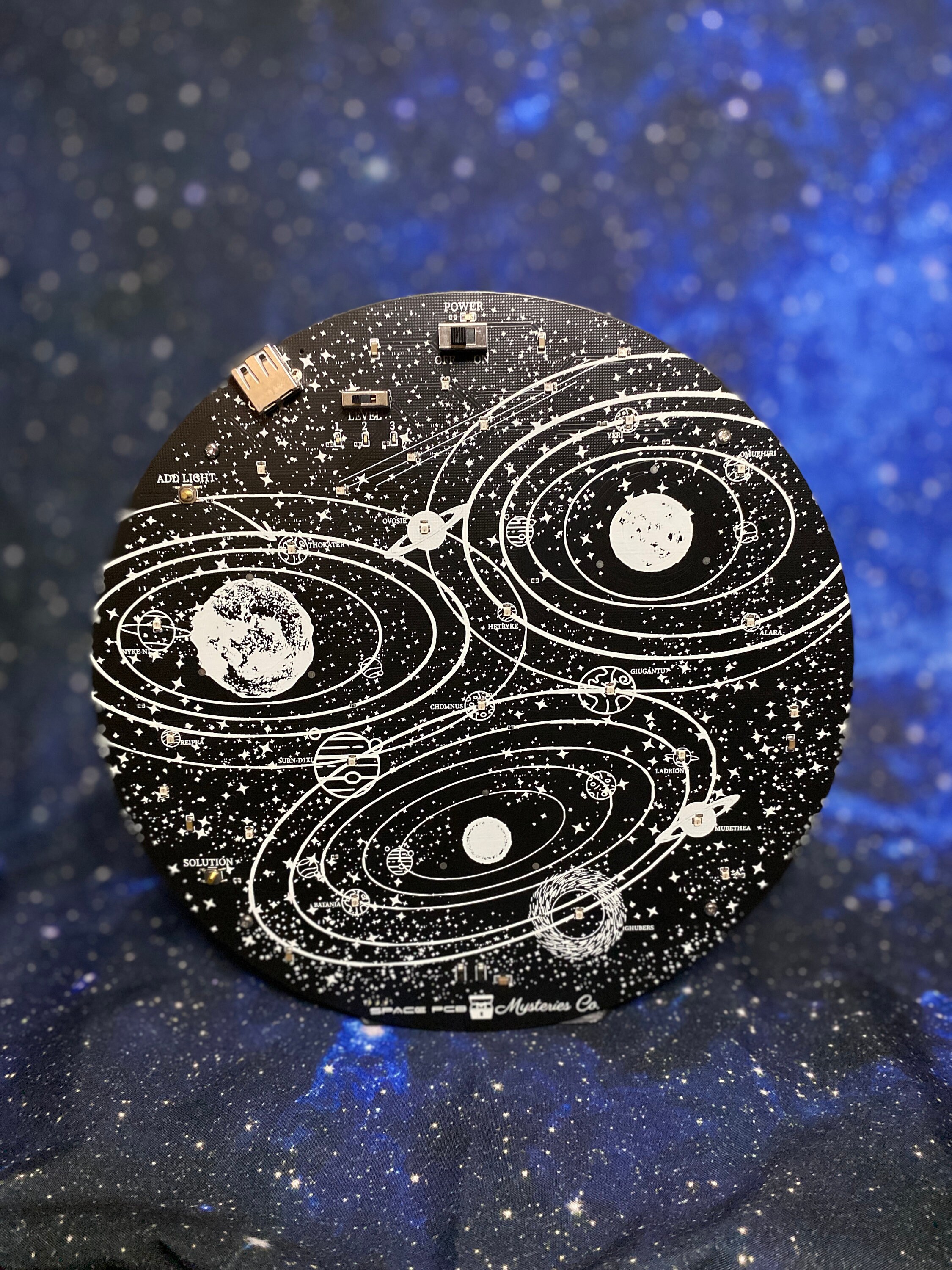 Black Hole Puzzle Box Espace Adventure PCB Mystery Touch Game Cluebox ...