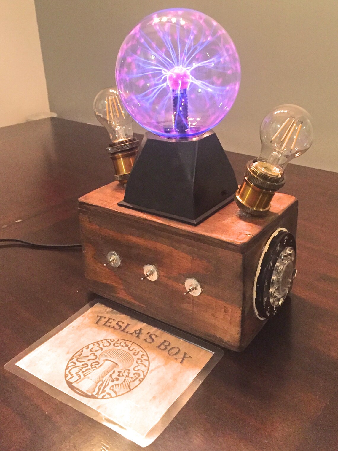 Tesla Box Mystery Puzzle Box Home Adventure Escape Game Cluebox - Etsy