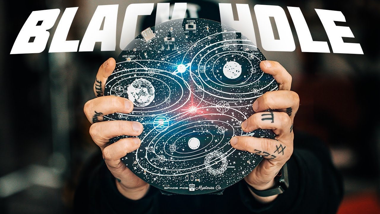 Black Hole Puzzle Box Espace Adventure PCB Mystery Touch Game Cluebox ...