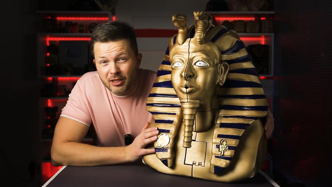 Golden Pharaoh Mystery Puzzle Box Game Home Escape Room Sequential ...